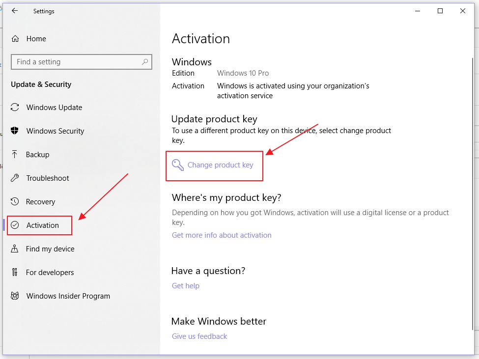 Key Windows 10 Professional Chính Hãng