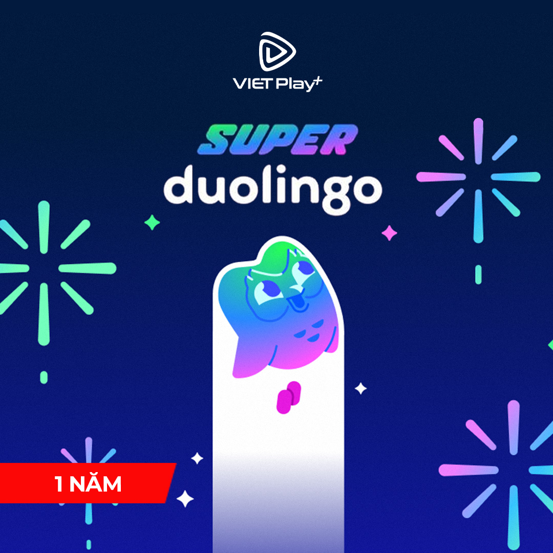 Gói Duolingo SUPER (12 Tháng)